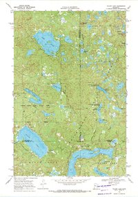 1969 Map of Tulaby Lake, Mahnomen County, MN — High-Res | Pastmaps